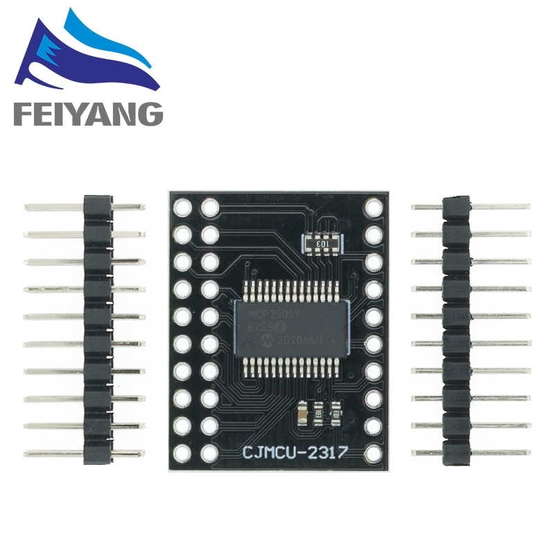 MCP23017 Serial Interface Module IIC I2C SPI Bidirectional 16-Bit I/O ...