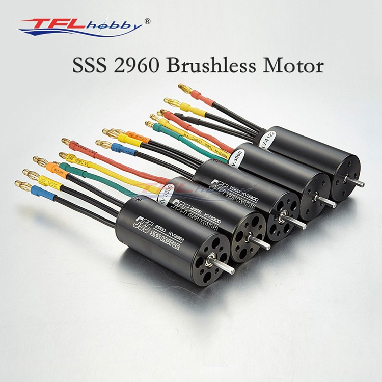 TFL SSS 2960 Brushless Motor RC Boat Car Brushless Inner Rotor 4-pole ...
