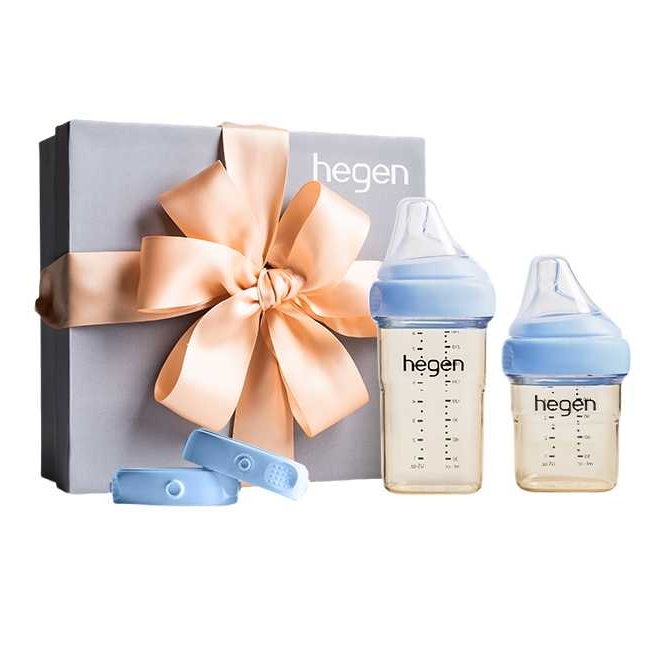 HEGEN PCTO Basic Starter Kit PPSU Feeding Bottle 5oz & 8oz Newborn Gift Set - Blue | Shopee Malaysia