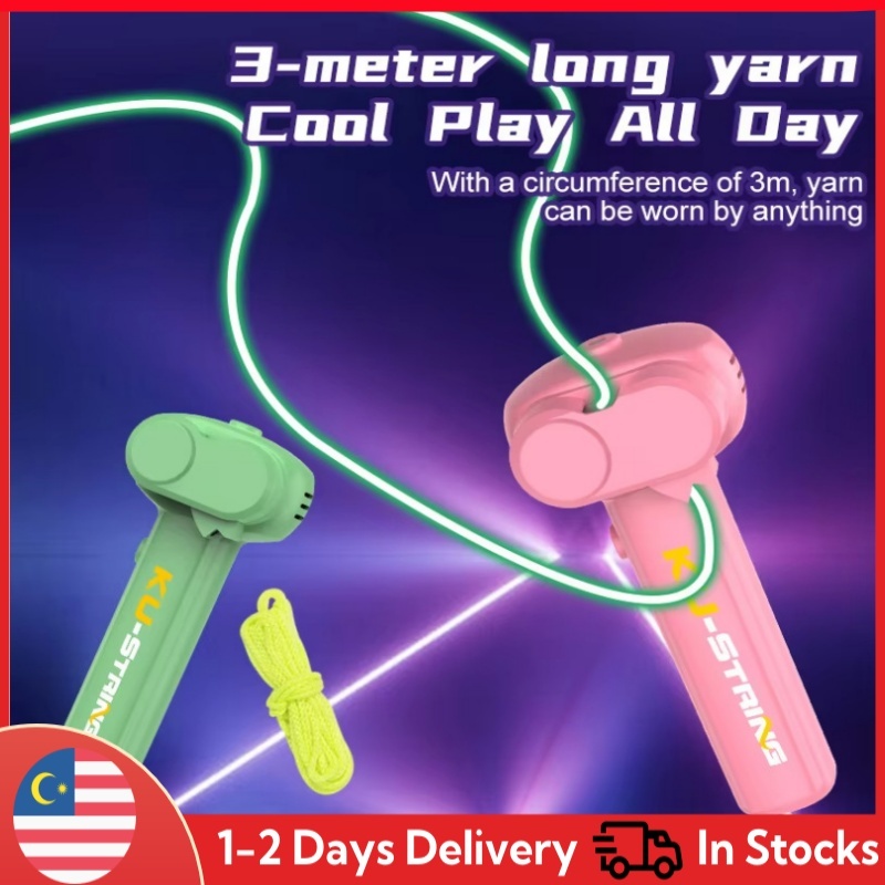 [Local Stock] 3PCS Electric Glow In The Dark Rope String Rope Launcher ...