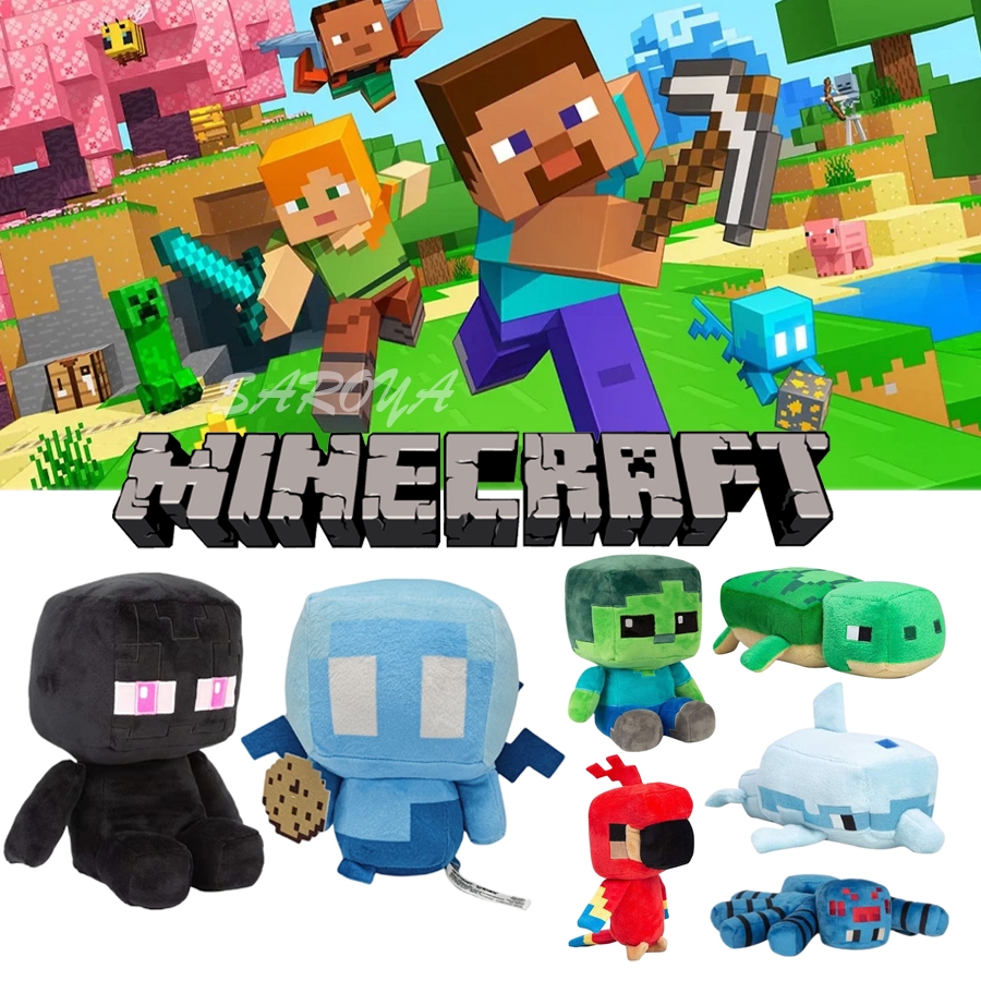 Minecraft Cartoon Anime Plush Colorful Cuddle Toy Game Anime Plush ...