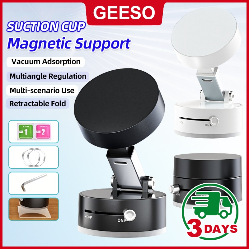 GEESO A2 Vacuum Magnetic Suction Cup Folding Swivel Stand Double-sided ...