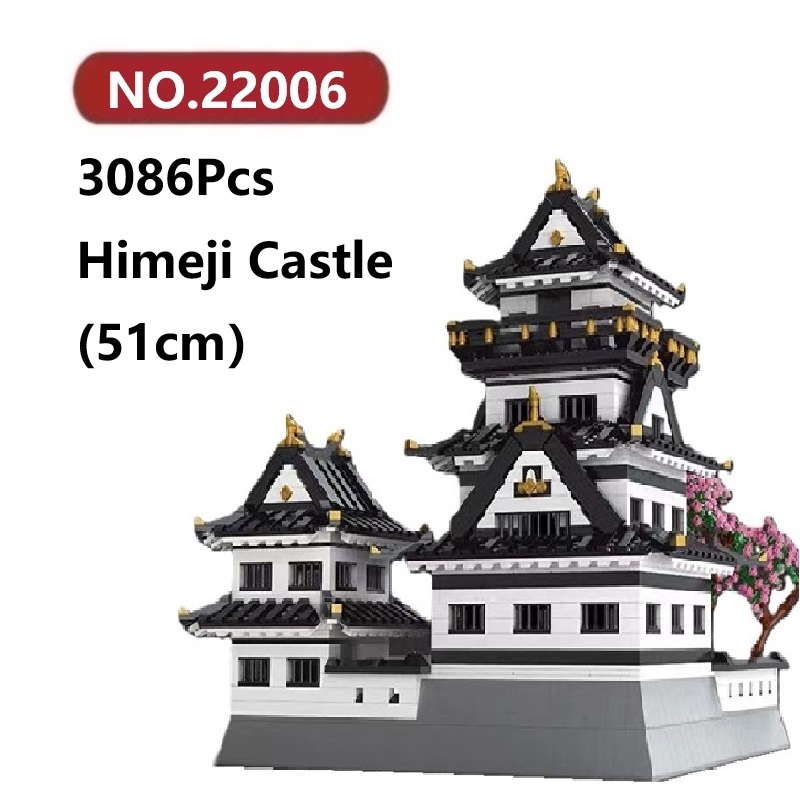 Himeji Castle Medieval Japanese Building Blocks 3086 Pcs Mould King ...