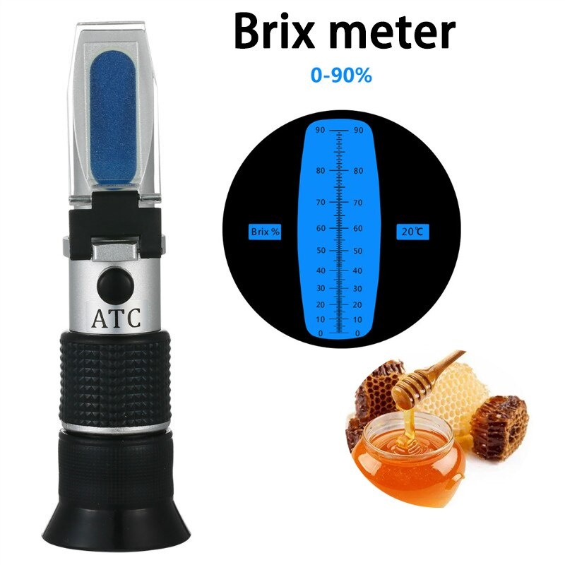 KONG Wide-range 0-90% Brix Meter Refractometer Sugar Content Meter ...
