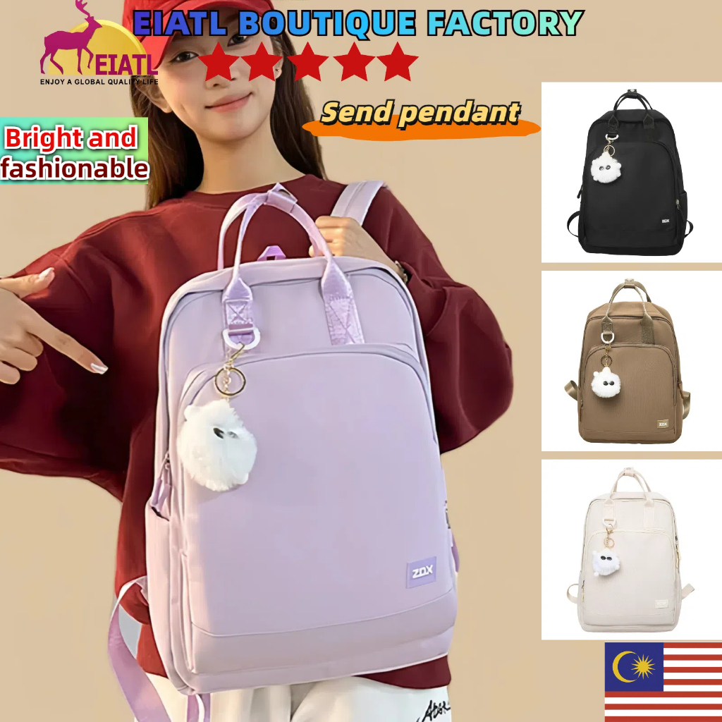 [Shipping from Malaysia]EIATL high-quality laptop bag woman Beg Sekolah ...