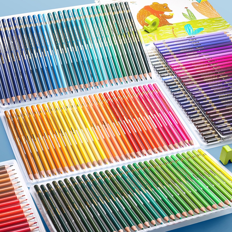 Brutfuner 120/160/260 Colors Oil Wood Colored Pencil Watercolor Pencil ...