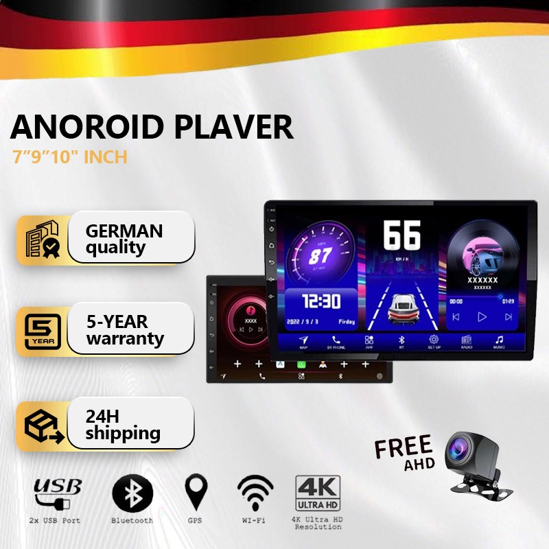 Double cooling fancar android player 7 9 10 inch (4GB RAM+64GB) player ...