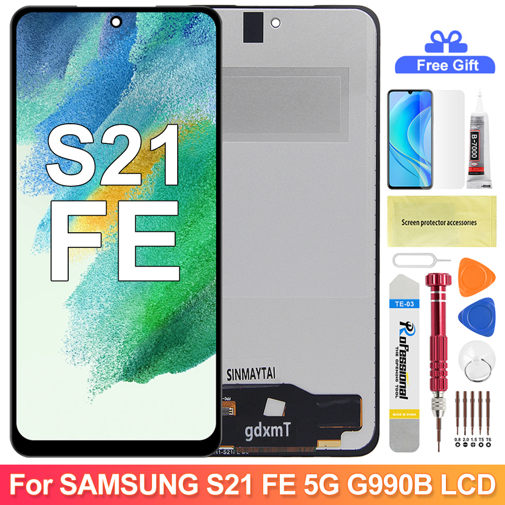 For Samsung Galaxy S21 FE 5G LCD Display SM-G990B G990B/DS G990U Touch ...