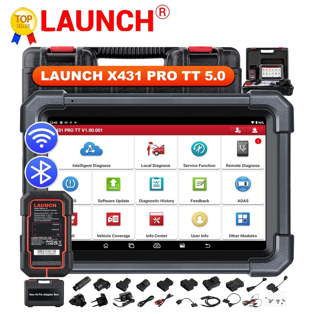 LAUNCH X431 Pro TT Car DBSCar VII Connector 37+ Diagnostic Tool (8 ...