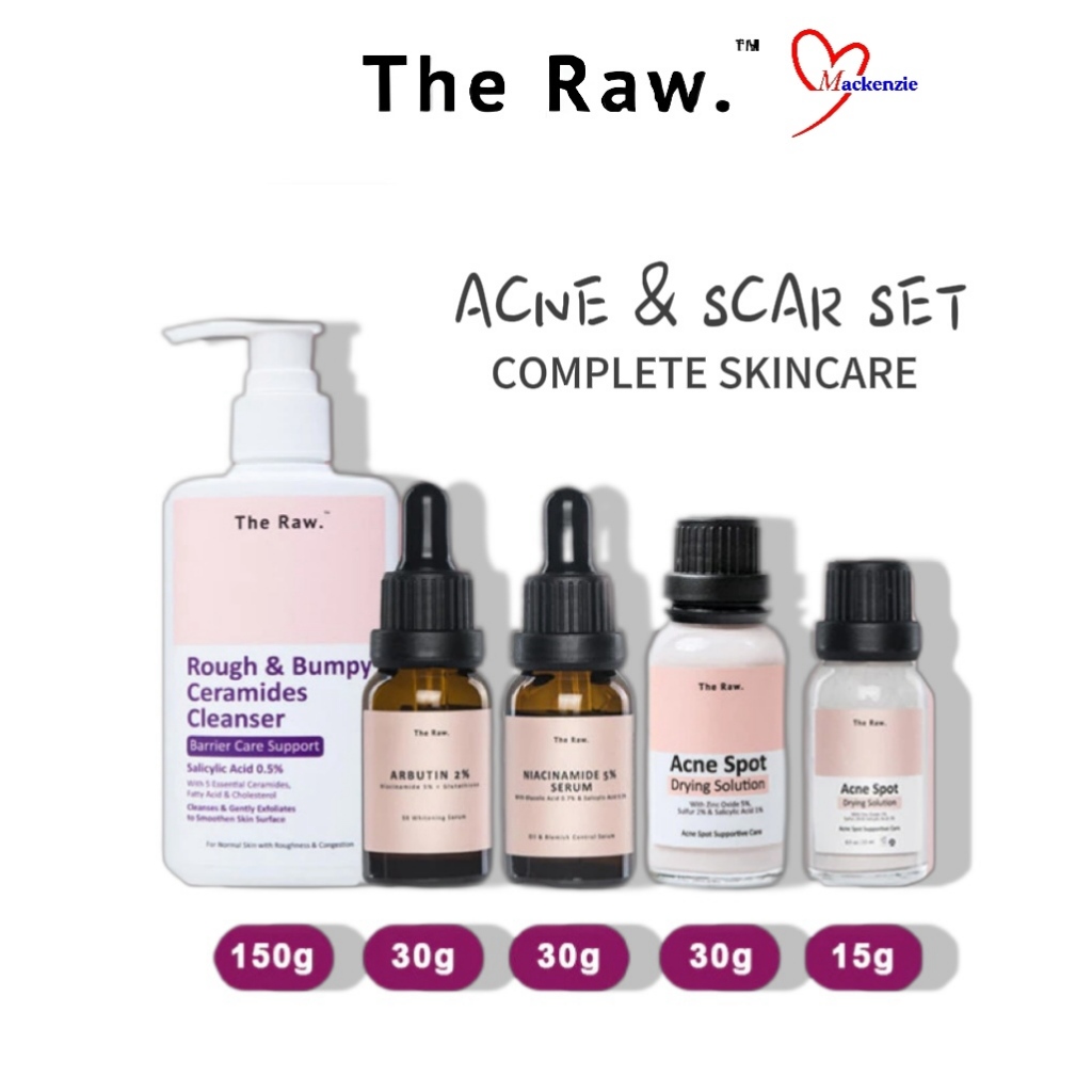 The Raw. Acne Spot Drying Solution Rough & Bumpy Ceramides Cleanser (150ml) Strong Barrier ...