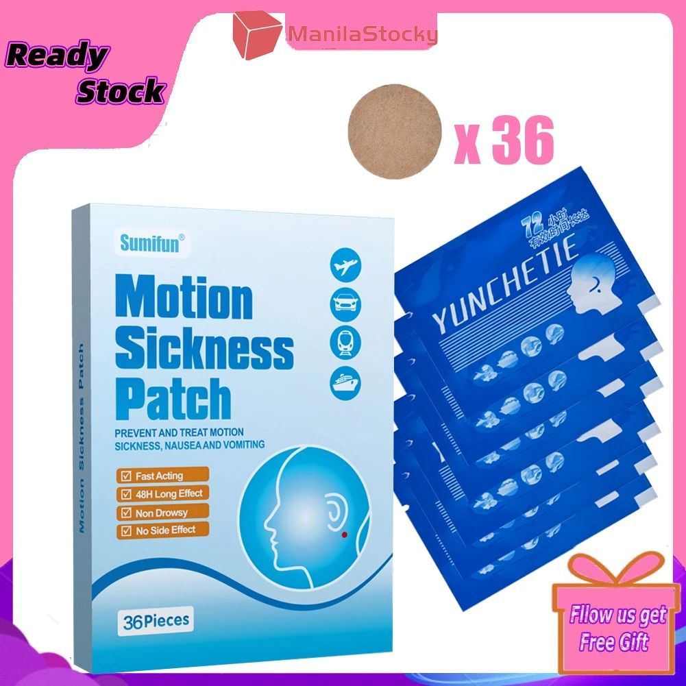 36 PCS Motion Sickness Patch Anti Motion Sickness Sea Sickness Nausea ...