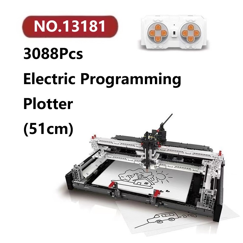 Electric Plotter Remote Control Robot Building Blocks 3088 Pcs Mould ...