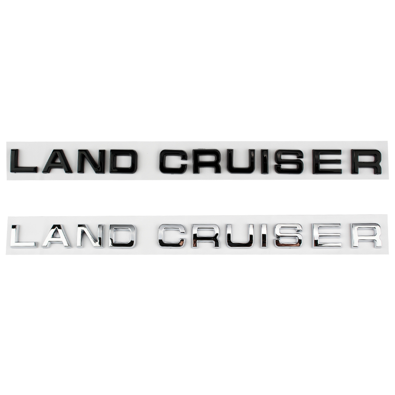 New 3D ABS Land Cruiser Letter Logo Sticker Emblem Badge Rear trunk ...