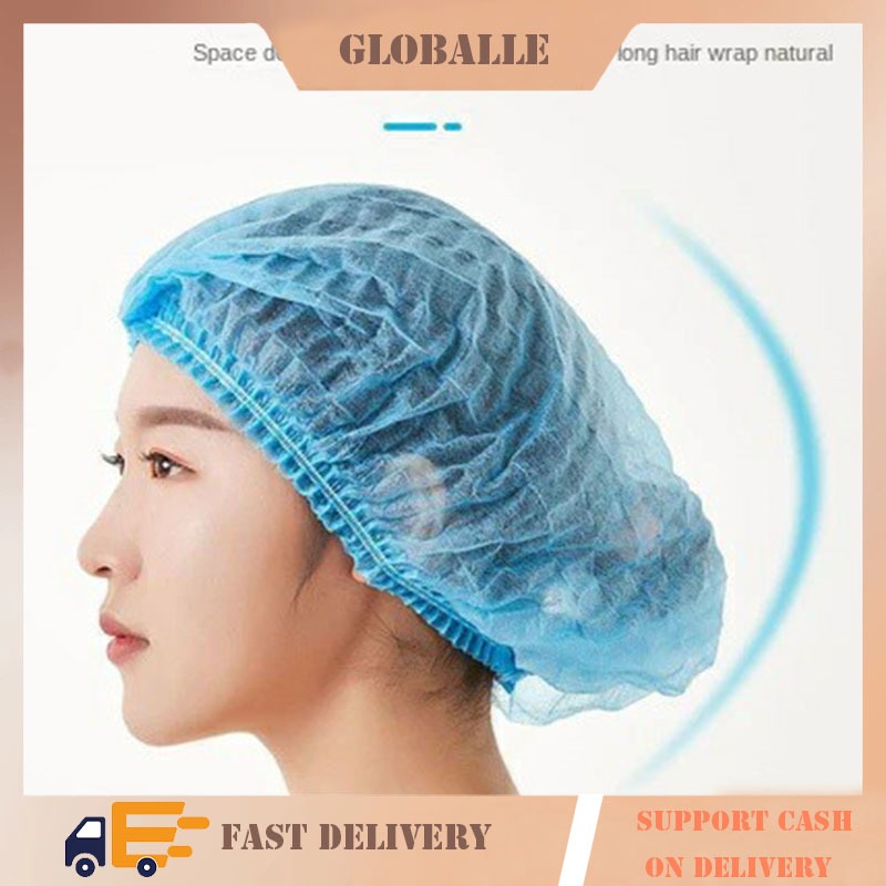 Disposable Hat Dustproof Head Cover Thickened Food Workshop Surgery ...