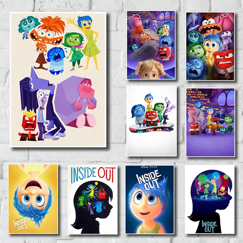 Collector's Item! Inside Out Retro Kraft Paper Poster | Iconic Scenes ...