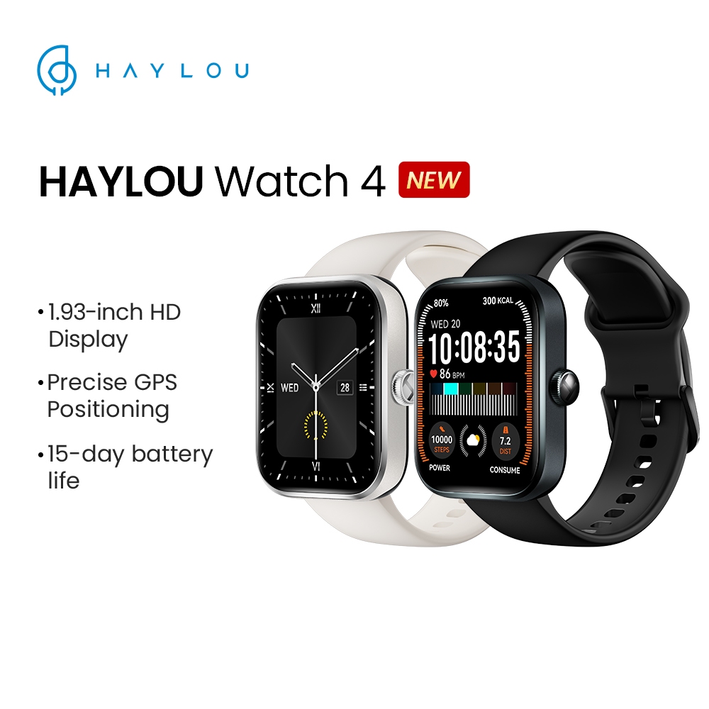 Haylou Watch 4 GPS SmartWatch 1,93"Display Advanced 15d-Battery ...