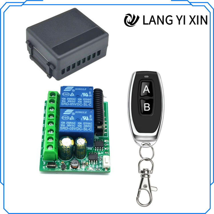 Dc6v-30v Wide Voltage 2-Channel 10A Remote Control Switch Module ...