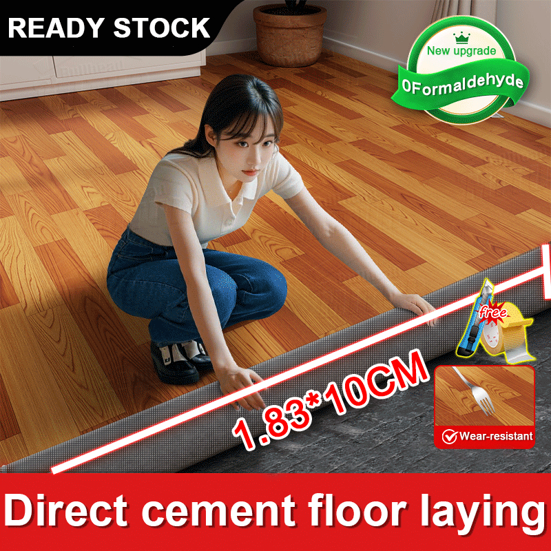 MITUR Tikar Getah Tebal 1.83M x 10M PVC Vinyl Flooring Waterproof non ...