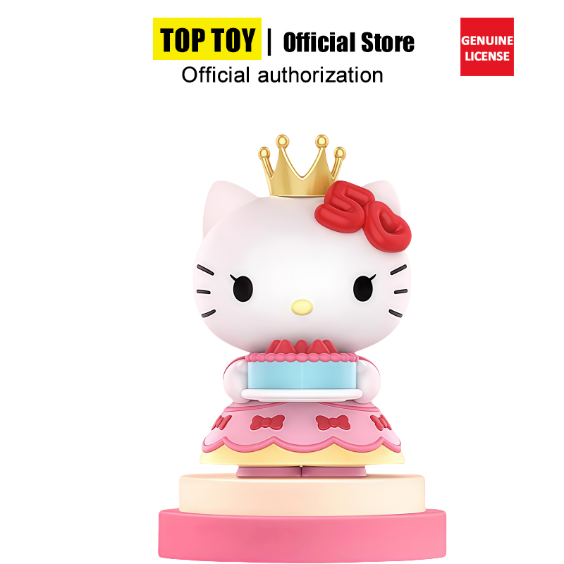 TOPTOY POPMART Sanrio Family Hello Kitty 50th Anniversary Series Blind ...
