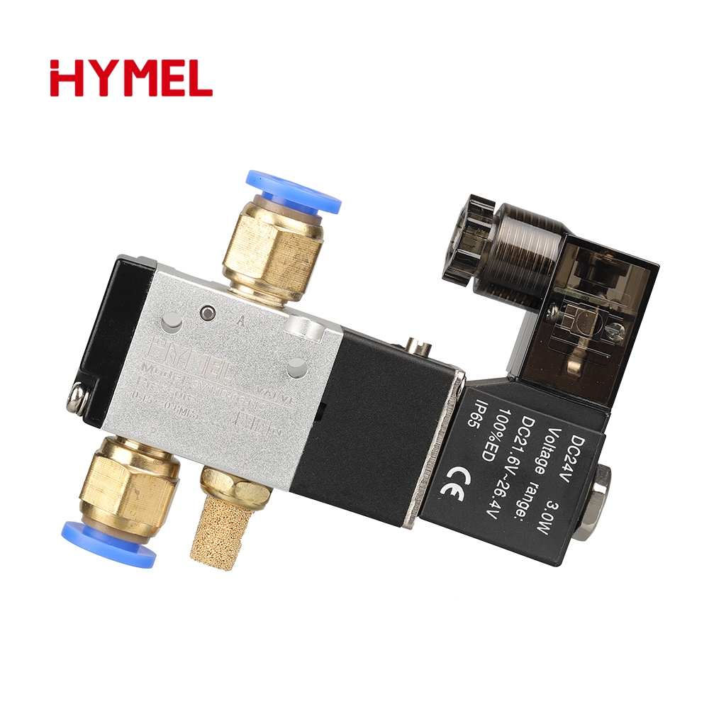 3V110-06 12V 1/8" Solenoid Valve 3 Way Pneumatic Air Control Valve Electric Gas Magnetic Valve ...
