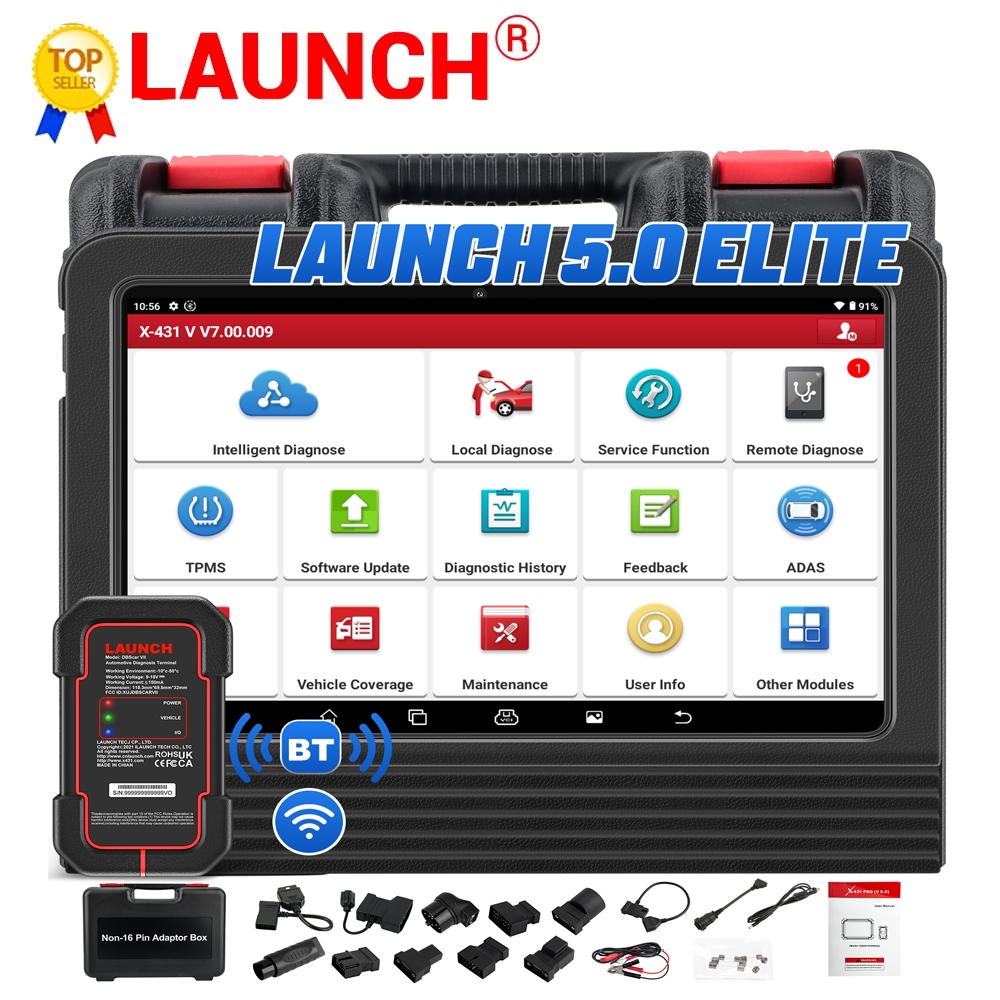LAUNCH X431 Pro V5.0 Car Diagnostic Tools OBD2 Scanner | Shopee Malaysia