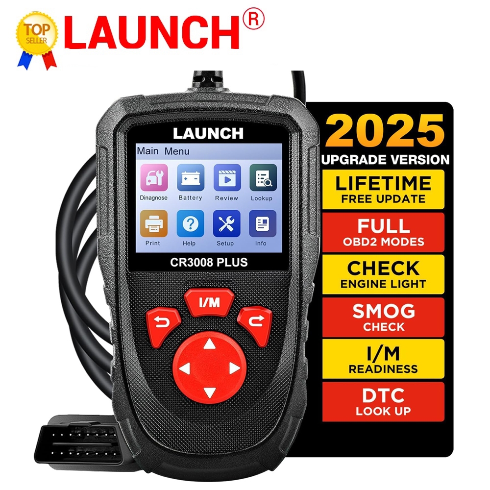 LAUNCH CR3008 Plus Engine Battery Diagnostic OBD2 Scanner | Shopee Malaysia