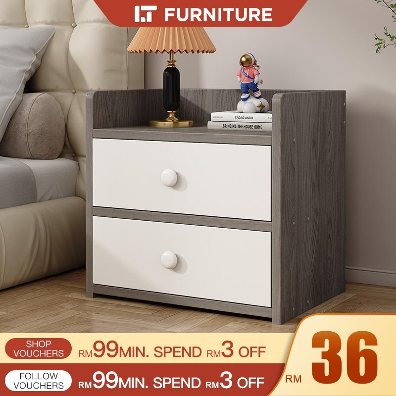 Bedside Table Side Table With Locker Meja Tepi Katil Meja Sisi Side ...