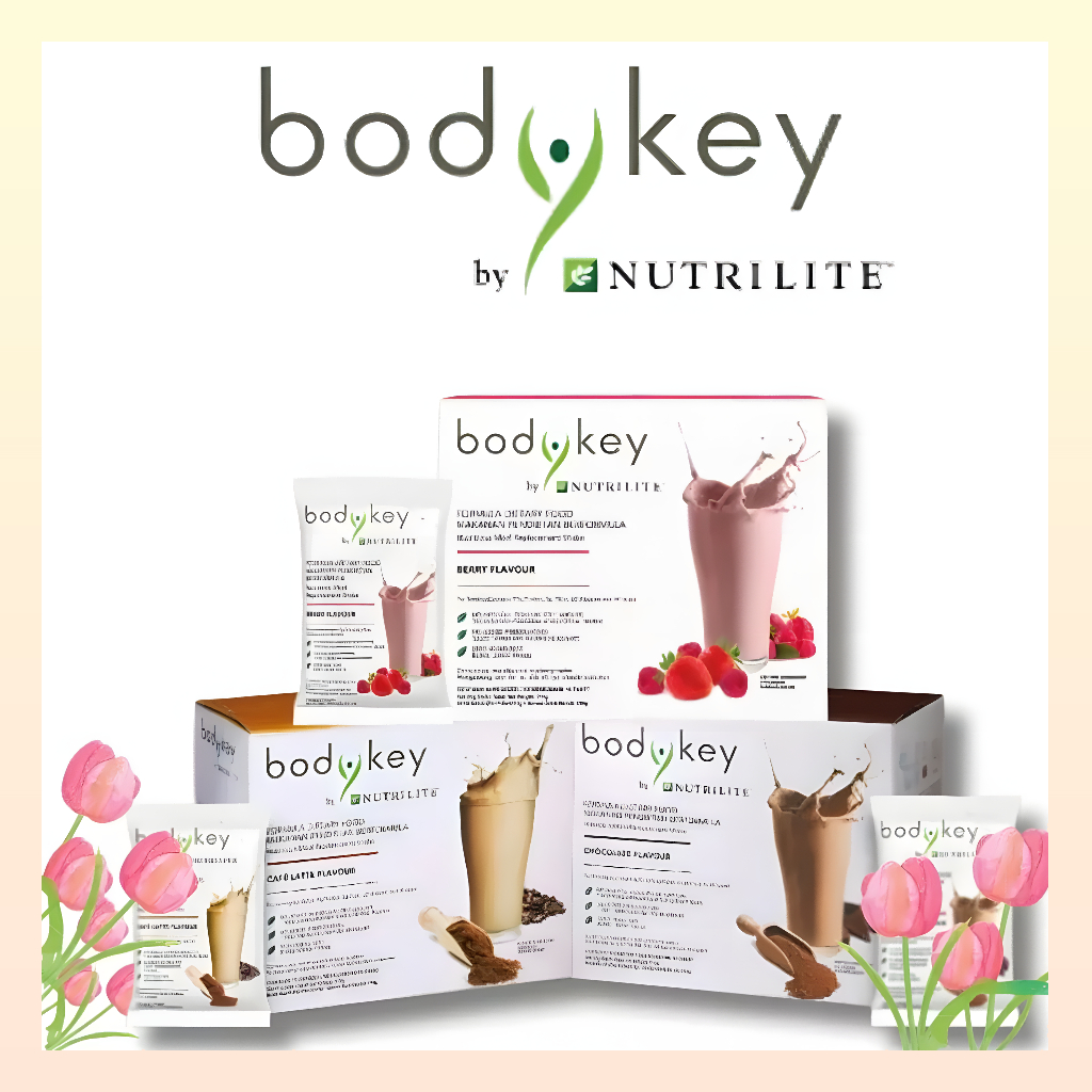 【Buy 5 get 2 free】BodyKey by Nutrilite Meal Replacement Shake （Berry ...