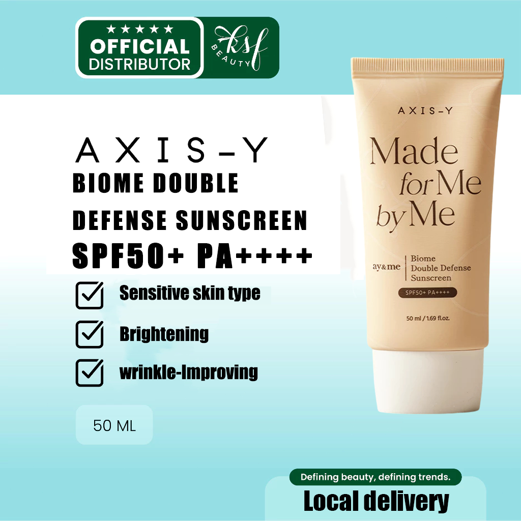 【Malay shipment】AXIS-Y Biome Double Defense Sunscreen SPF50+ PA ...