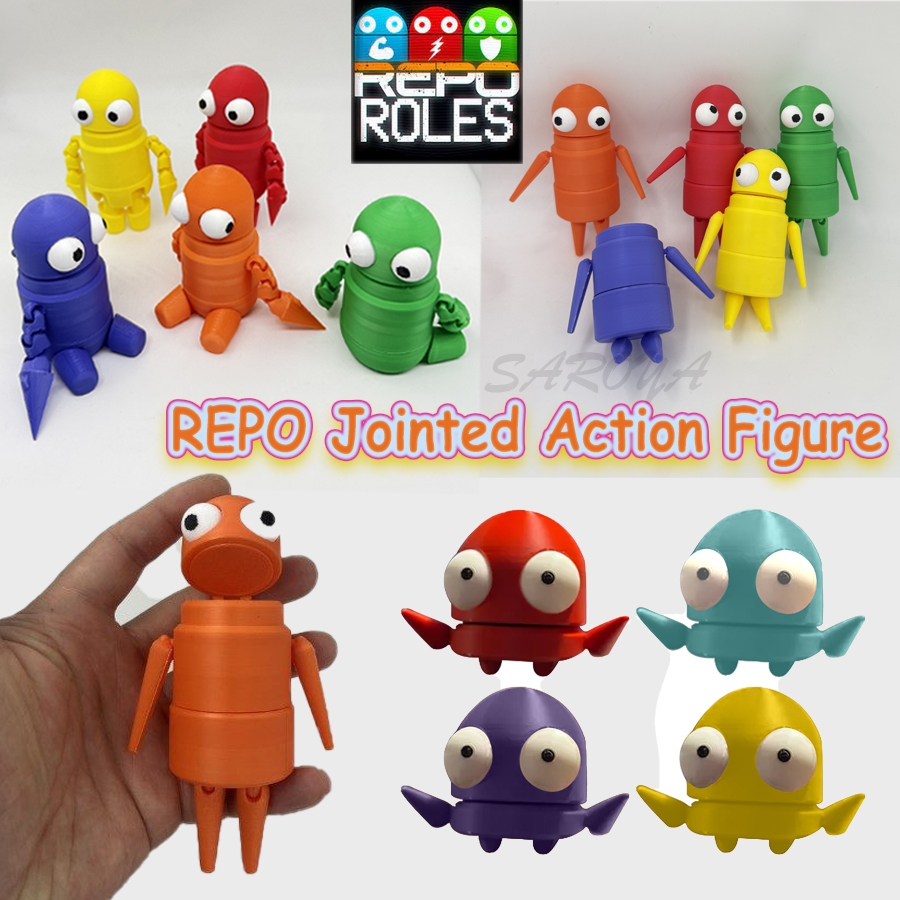 REPO Jointed Action Figures 3D Printed REPO Figure Toy REPO Monsters ...