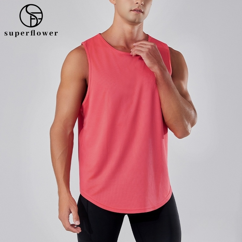 SUPERFLOWER Marathon Tank Tops for Men Quick Dry Running Training ...