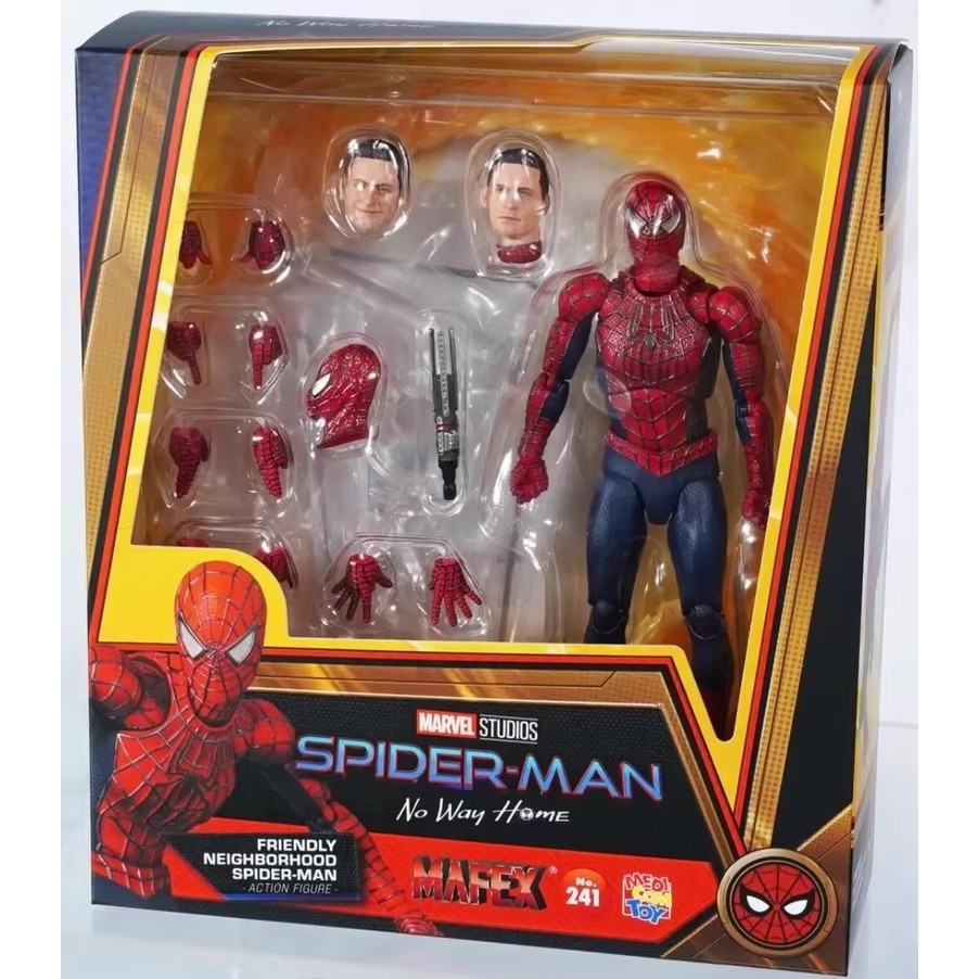 MAFEX Tobey Spider-Man No Return Tobey Maguire Spider-Man Action Figure ...