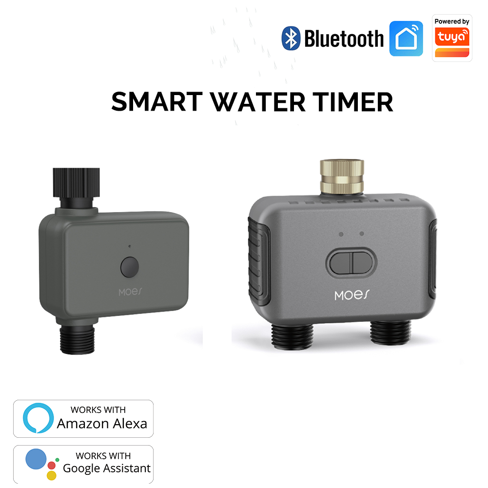 Smart Tuya Bluetooth Water Timer Rain Delay Programmable Irrigation Timer with Automatic and ...