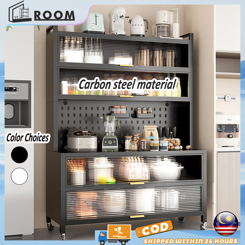 5/6 layer Rak Kabinet Dapur Kitchen Cabinet Rack Kitchen Storage Racks ...