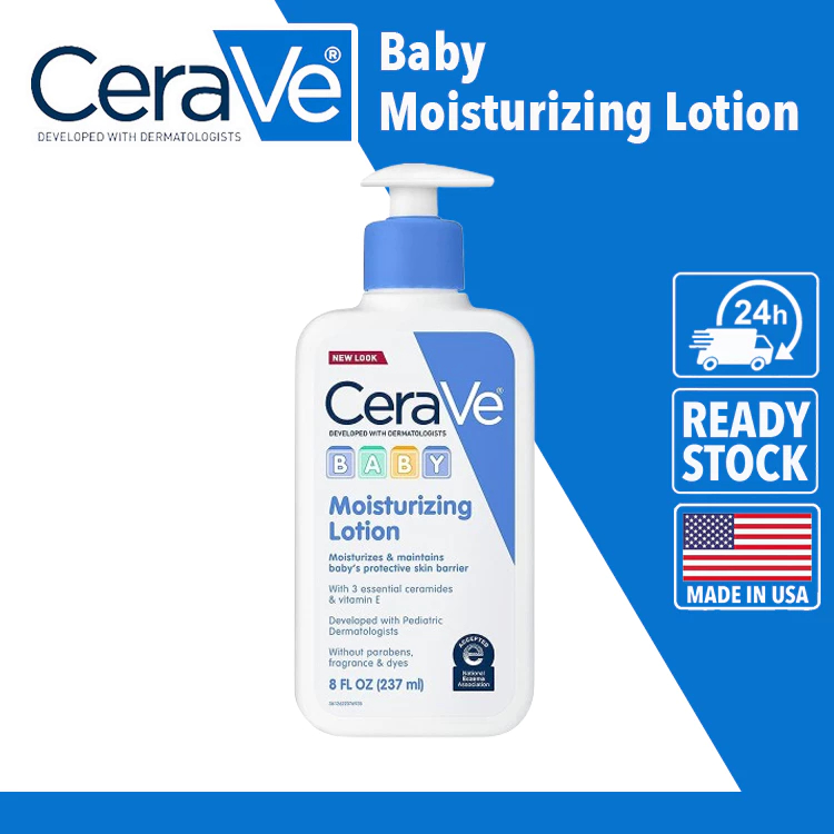 CeraVe Baby Moisturizing Lotion 237ml For Baby Skin | Shopee Malaysia