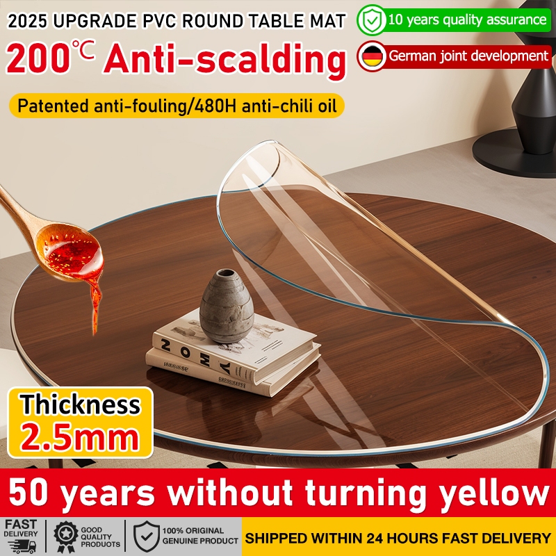 Thickness 2.5mm pvc table mat 100% anti-chili oil alas meja plastik ...