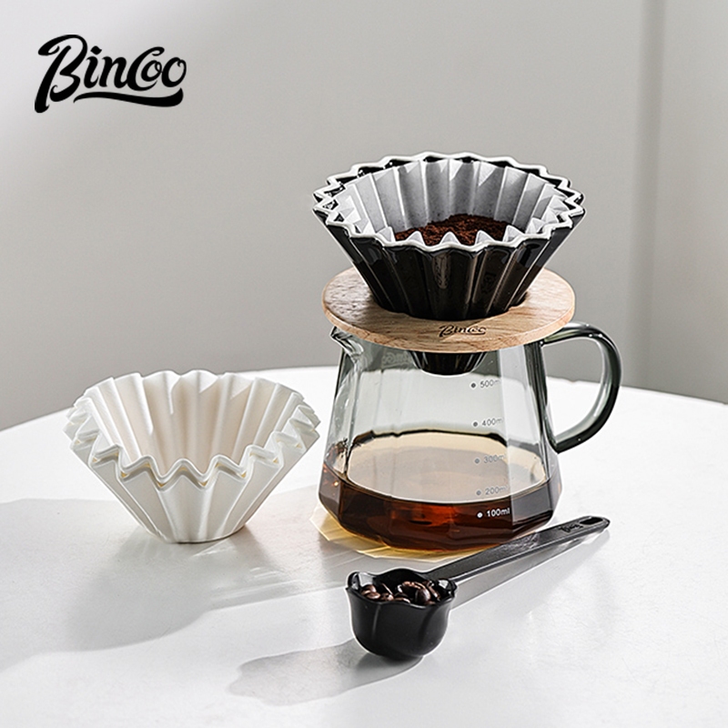 Bincoo Hand-brewed Coffee Pot Set Ceramic Filter Cup Sharing Pot Kettle ...