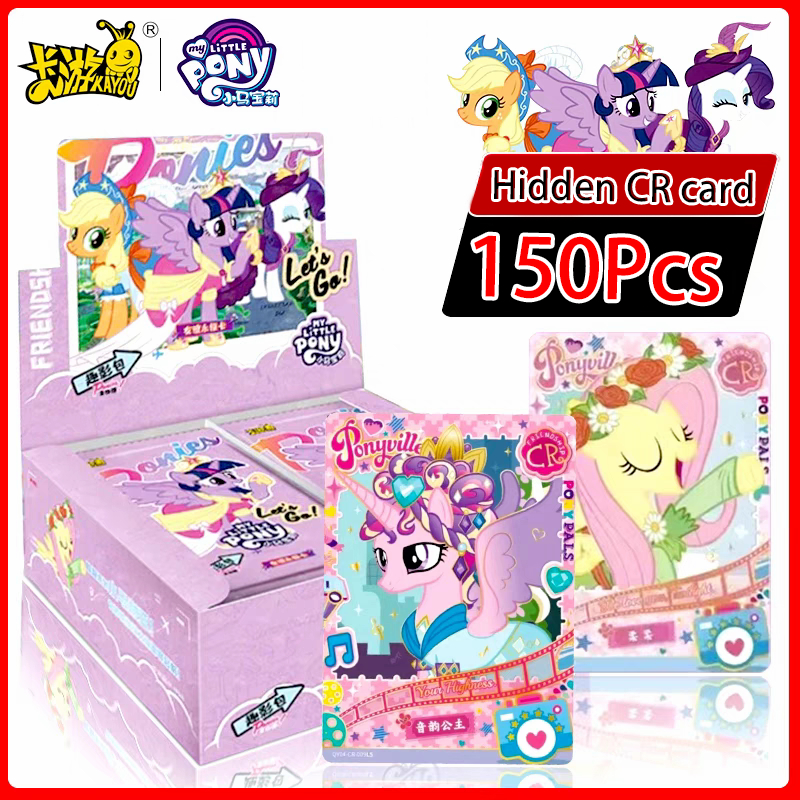150 My Little Pony Card KAYOU Rare CR/UR/SSR Black back kad gift for ...