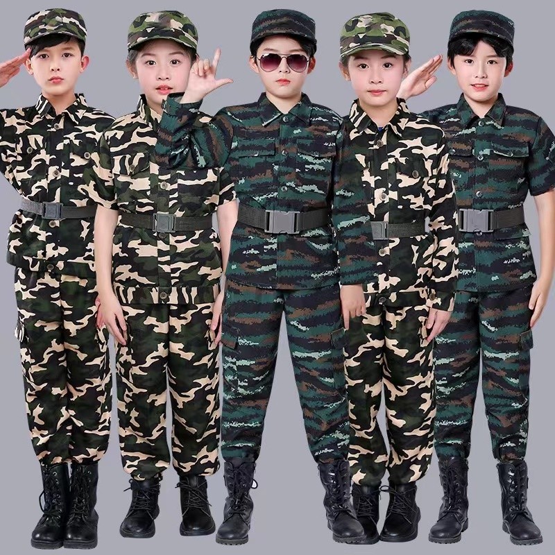 Pakaian polis kanak-kanak dan pakaian askar pasukan khas, sesuai untuk ...