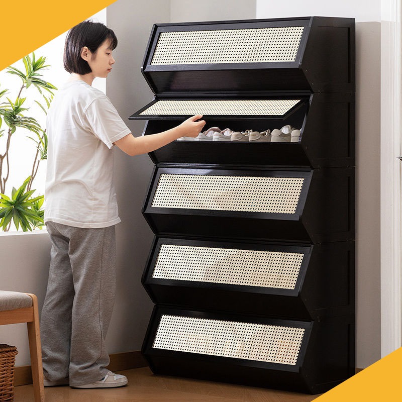 Shoe Cabinet Multi-Level Shoe Cabinet Stackable Cabinet Storage Cabinet ...