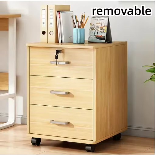 File Cabinet Storage Under Desk Locker Space Saving Home Office Furnish ...