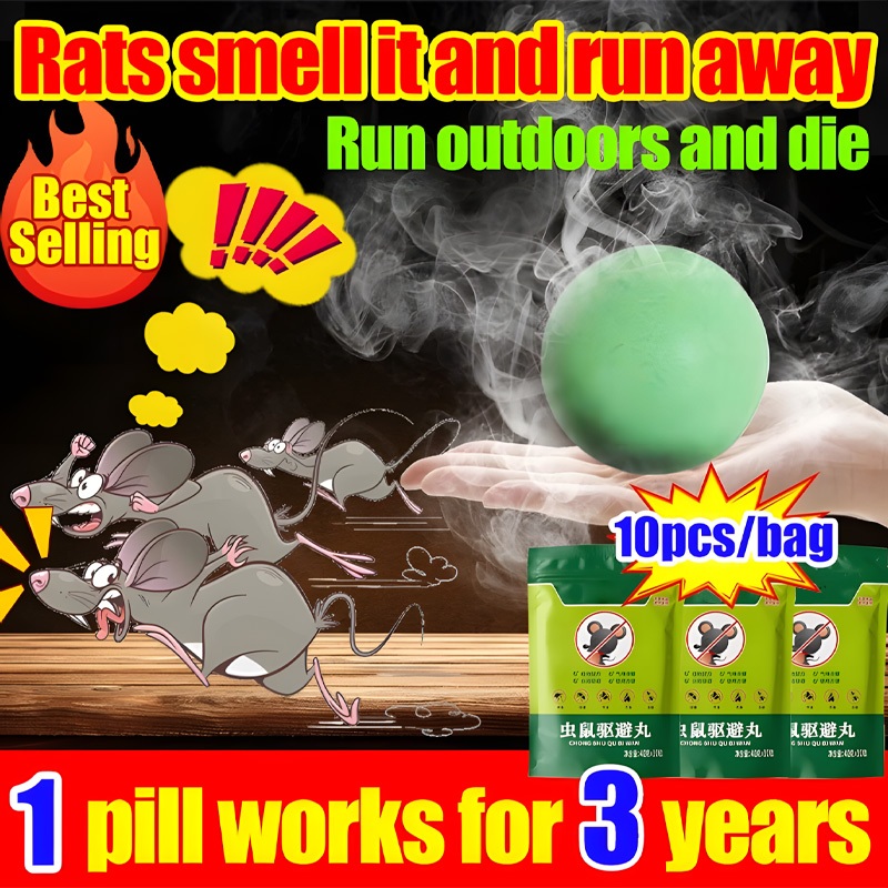 Rat Repellent Pills Long-Lasting Effect 100% Expel Insects Rats And ...