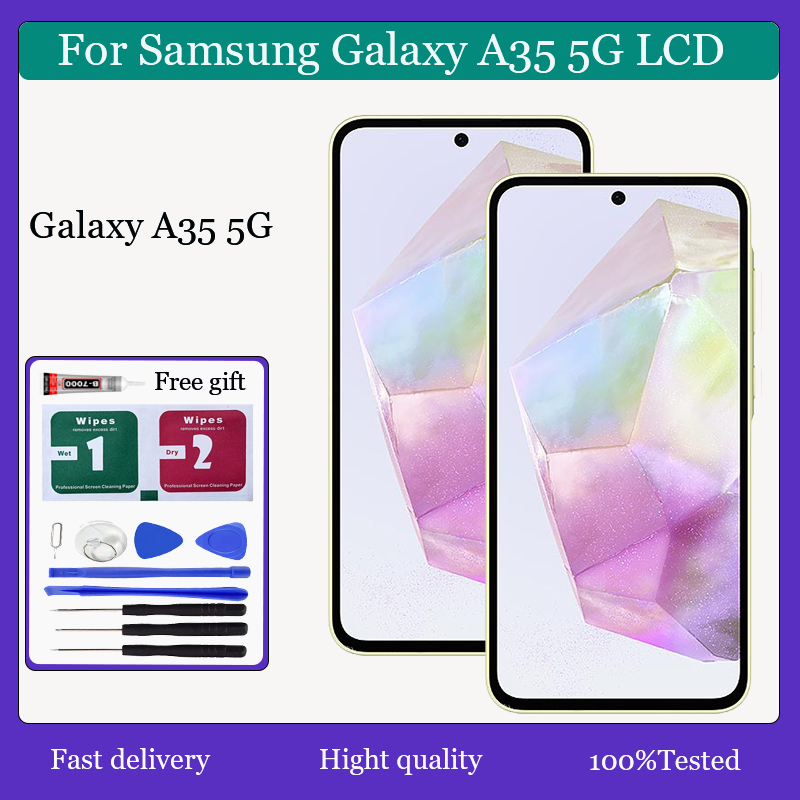 Original AMOLED For Samsung Galaxy A35 5G LCD Display Touch Screen With ...