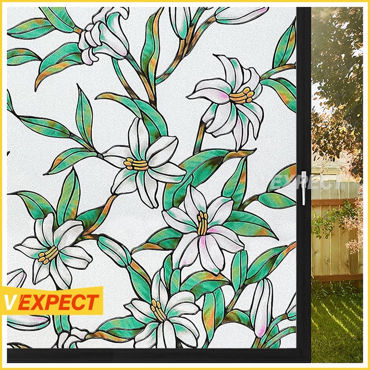 Stained Glass Window Film Sticker,Static Cling Window Privacy Film ...