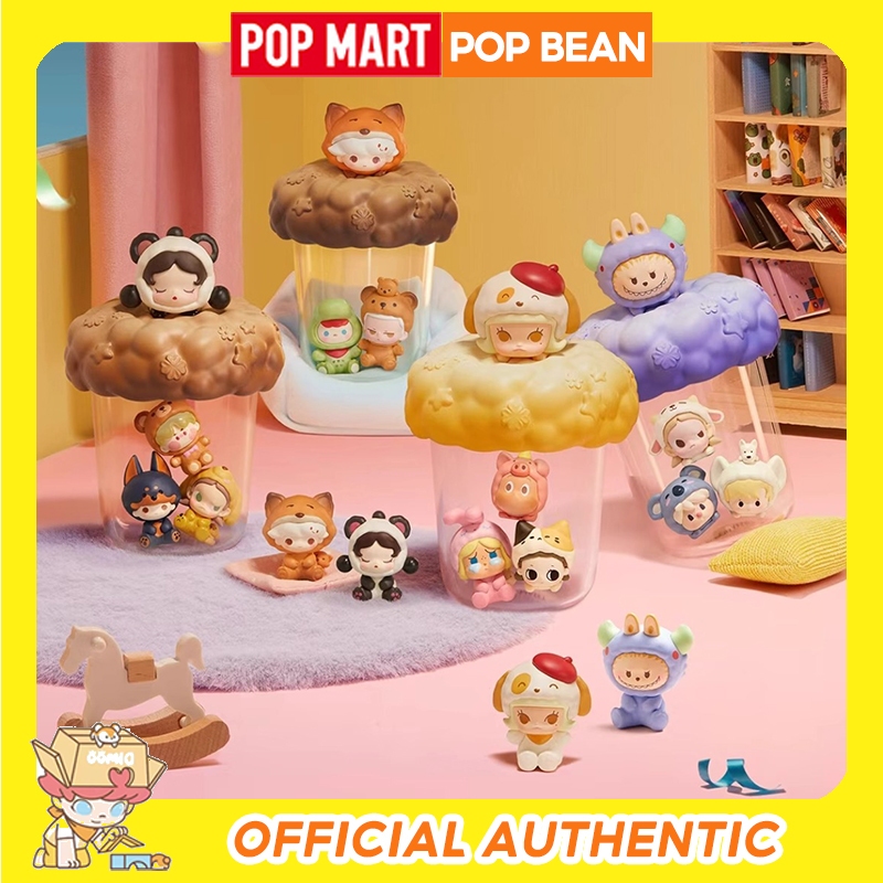 POP MART POP BEAN slumber party Series SKULLPANDA CRYBABY DIMOO MOLLY ...