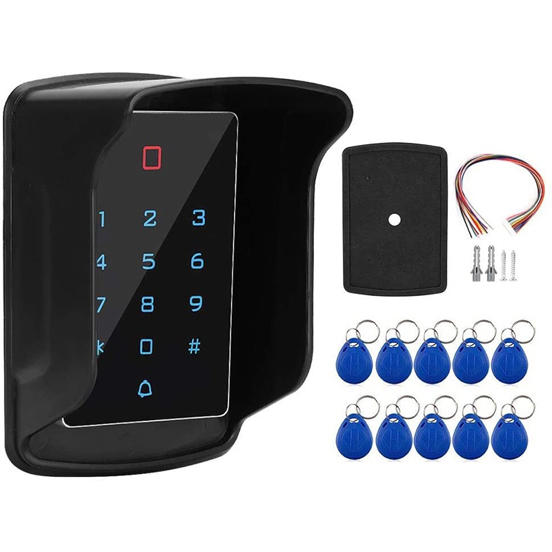 Backlit Touch Panel Outdoor Installed ID Card Reader Waterproof Cover ...