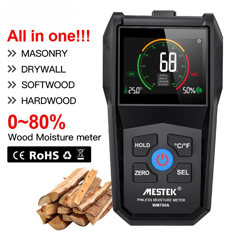 Wood Moisture Detector Wall Scanner Construction Leak Detector Sensor ...