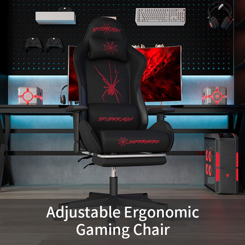 Adjustable Ergonomic Chair Linkage Armchair Computer Chair With Leg pad ...