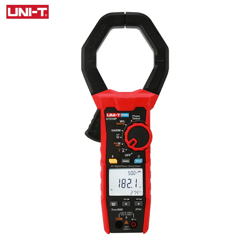 UNI-T UT219P Harmonic Power Clamp Meter 3 Phase Professional Active ...