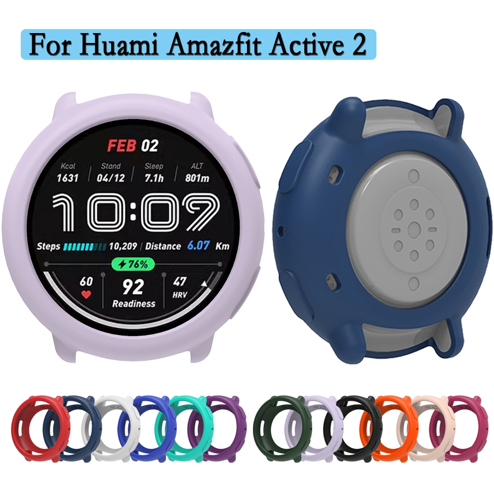 Soft Silicone Case For Huami Amazfit Active 2 Watch Cover Decoration ...
